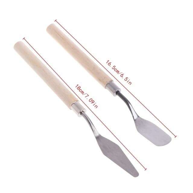 Jual IMPORT PALETE PISAU SPATULA DEKORASI KUE LUKIS KNIFE SPATULA PALET ...