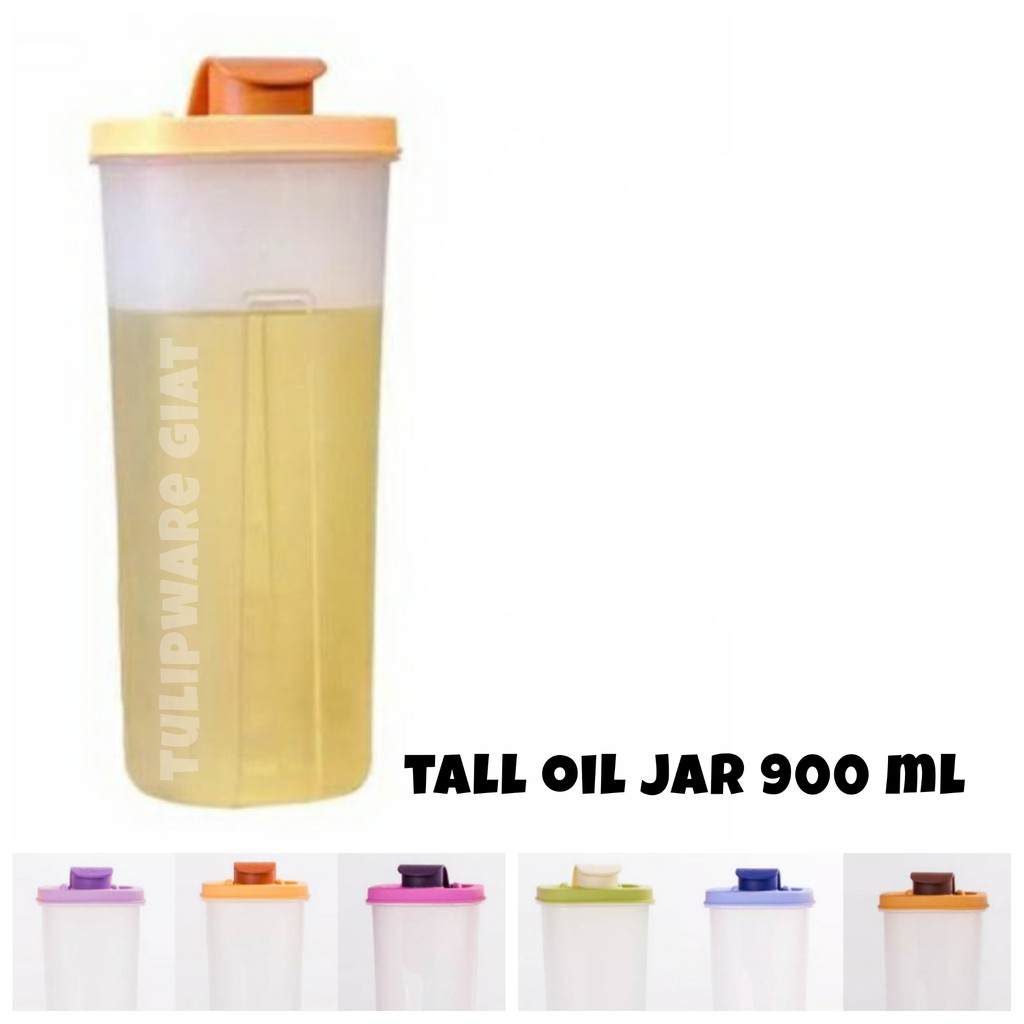 Jual Twin Tulipware TALL OIL JAR 900 ml Tempat minyak Wadah susu kental ...
