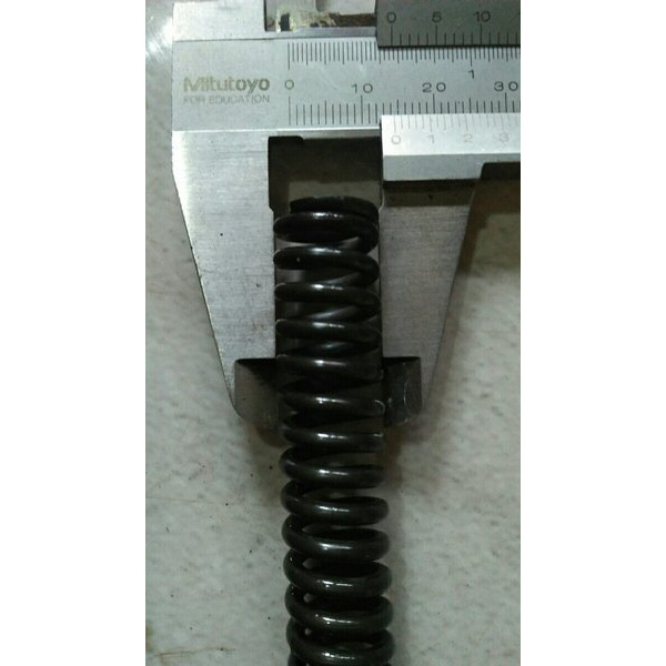 Jual spring tekan baja 2.5 mm diameter luar 14.5 mm panjang 170 mm ...