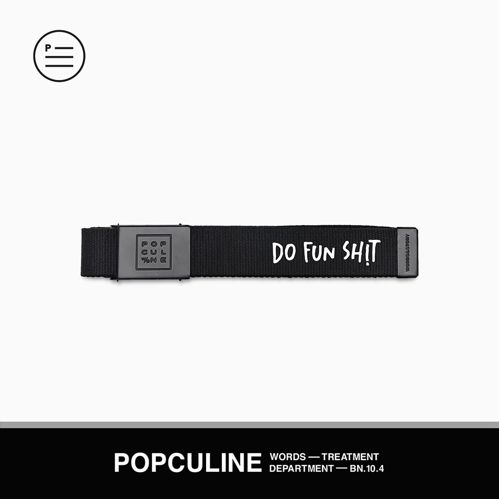 Jual Popculine - Ikat Pinggang Belt Do Fun Shit | Shopee Indonesia
