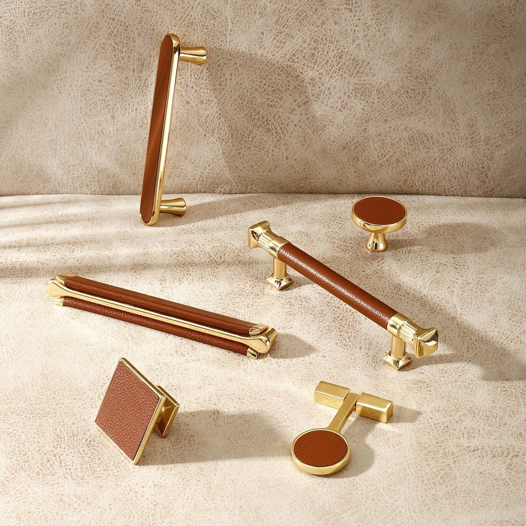 Jual Handle lemari Handle Emas Merah Kulit Gold Tarikan Laci Minimalis ...
