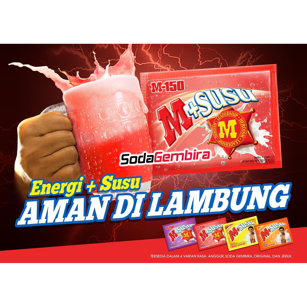 Jual M+ SUSU Minuman Energi isi 5's AMH | Shopee Indonesia