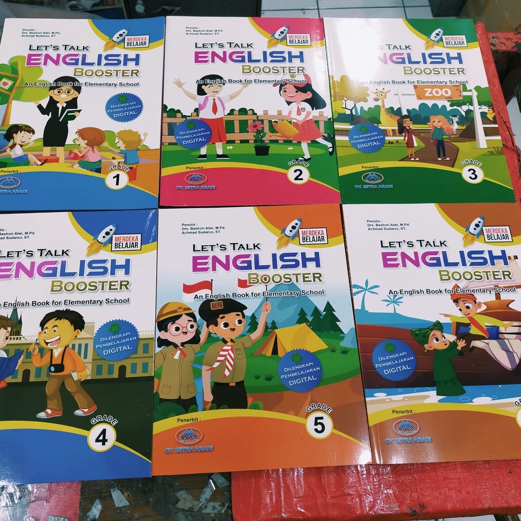Jual BUKU BAHASA INGRRIS LET`S TALK SD 1 2 3 4 5 6 KELAS I II III IV V VI // MITRA ABADI ...