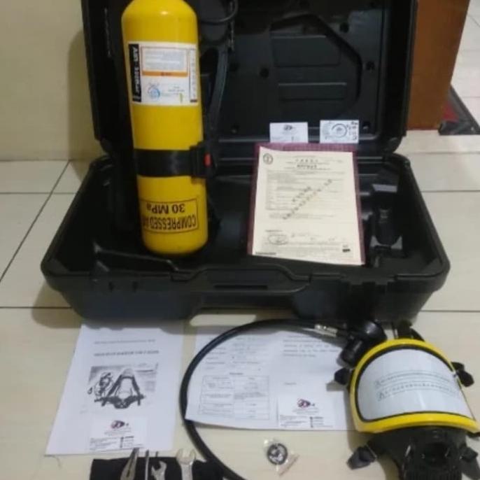 Jual SCBA BREATHING APPARATUS BESI 6 BAR 300 LITER | Shopee Indonesia