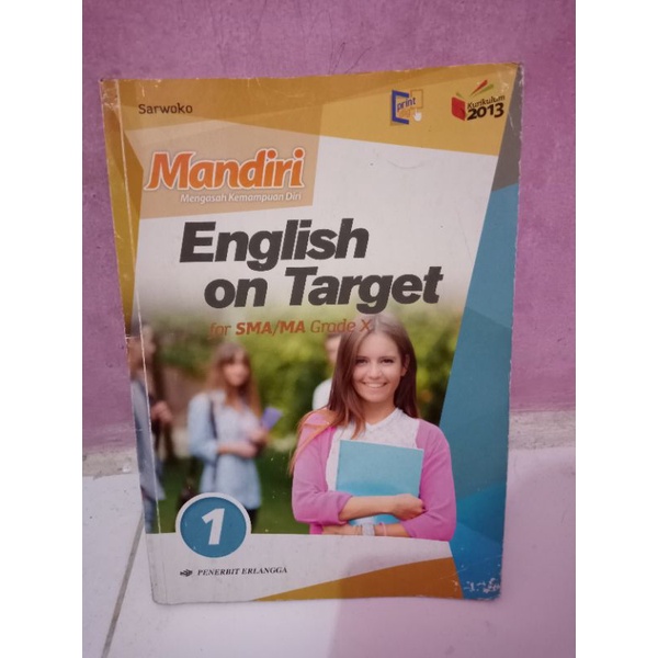 Jual Buku Mandiri Erlangga Modul Bahasa Inggris Kelas 10 X | Shopee Indonesia