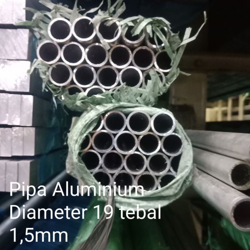Jual Pipa Aluminium od 19 x id 16 x 1000 / pipa alumunium | Shopee ...