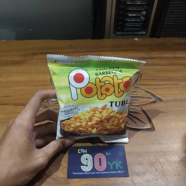 Jual POTATO TUBE. Snack Ciki Kentang JADUL Legend. Jajanan Anak 90an ...