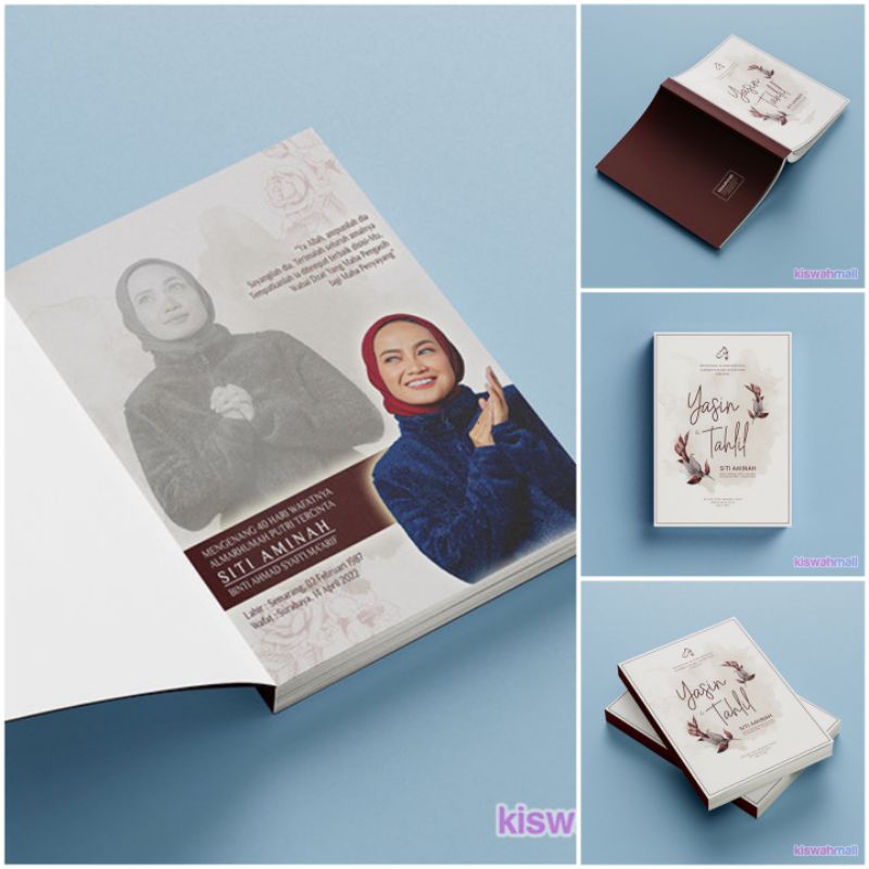 Jual Buku Yasin Softcover Desain Floral Kekinian! Free 1 Halaman ...