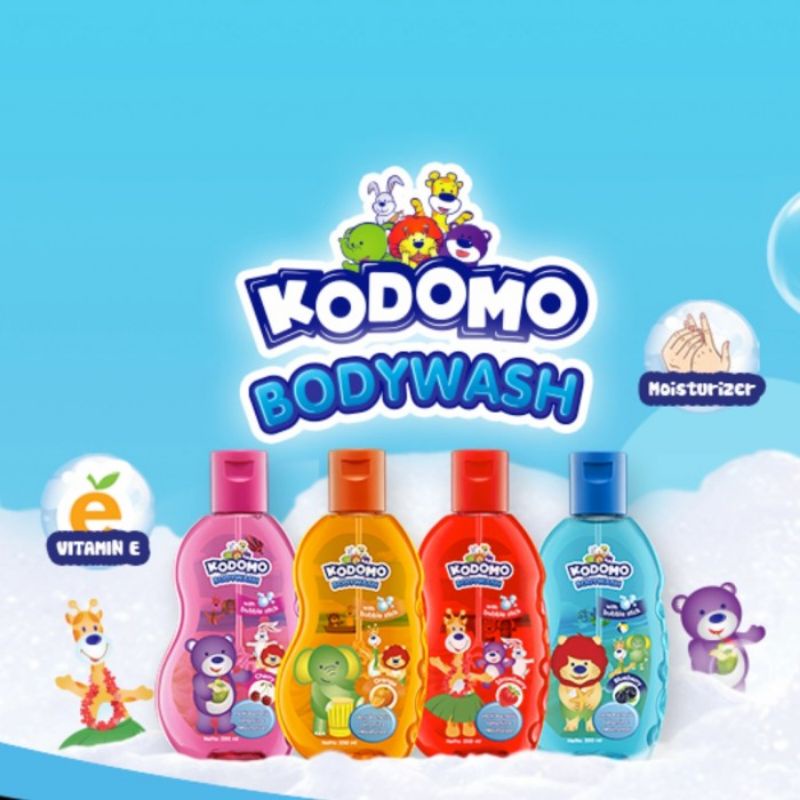 Jual Kodomo Body Wash With Bubble Stick 200ml | Shopee Indonesia