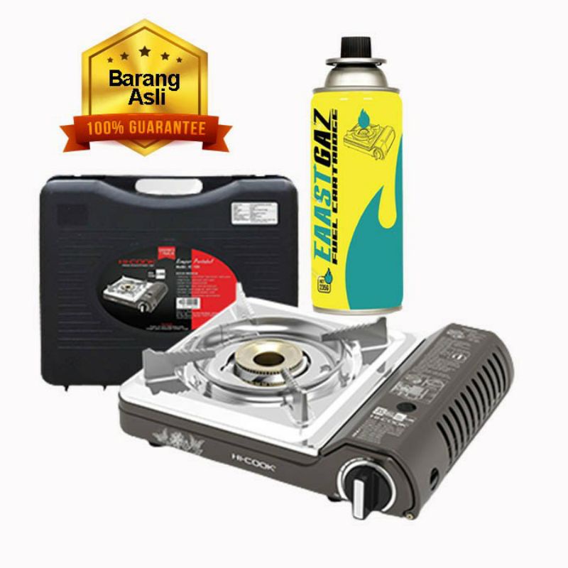 Jual Kompor portable Hicook Kc105 Pus Gas Eaastgaz bay Hicook 235gr ...