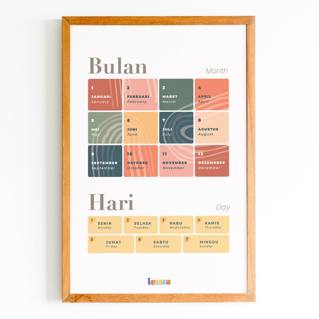 Jual Poster Edukasi Anak Aesthetic & Wipe Clean | Poster Hewan Liar ...