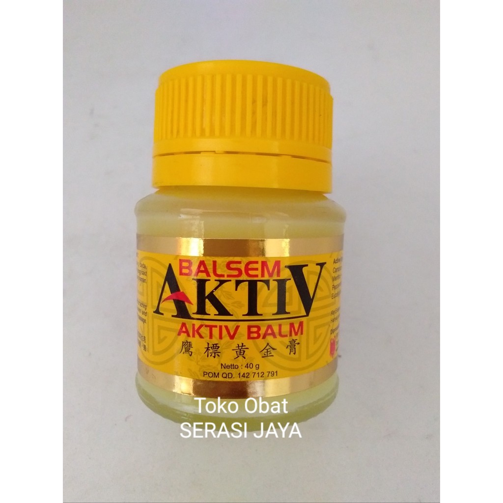 Jual Balsem Aktiv 40gr Obat Gosok Kesehatan Tulang Sendi Otot | Shopee ...
