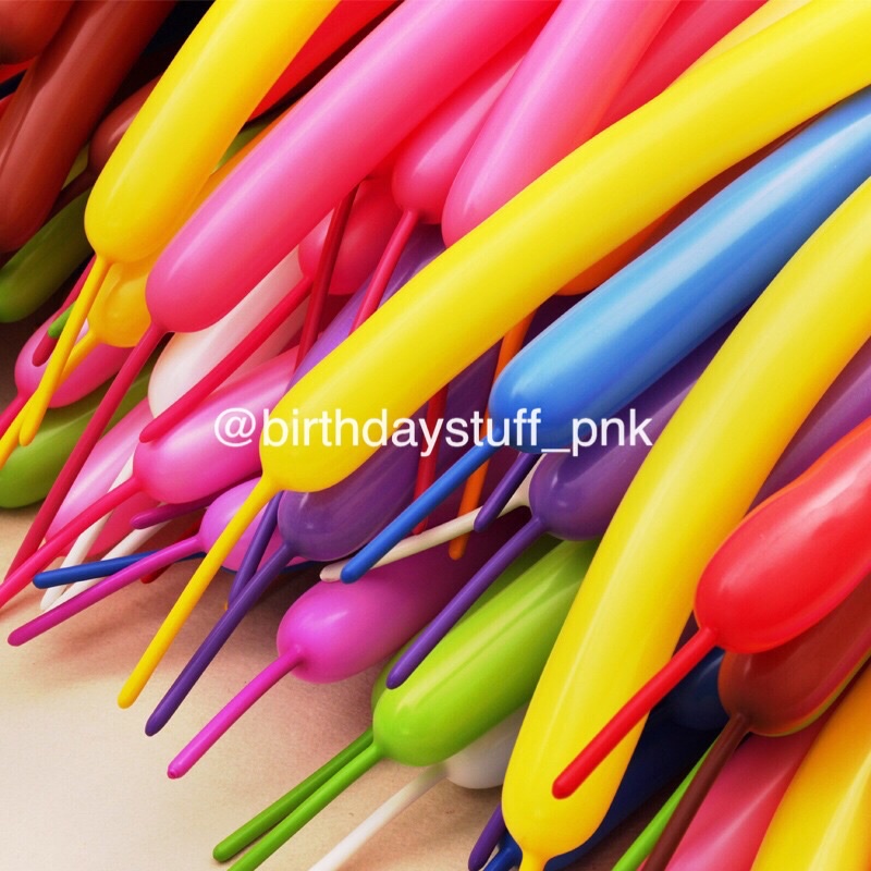 Jual Balon Twist 10pc / Balon Ulang Tahun Balon Panjang Latex / Balon ...