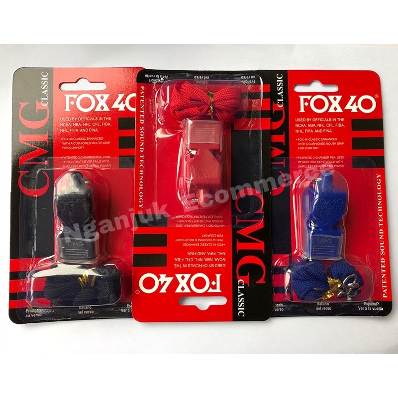 Jual BEST SELLER Peluit FOX40 Classic Whistle Peluit Fox 40 Pluit Wasit ...