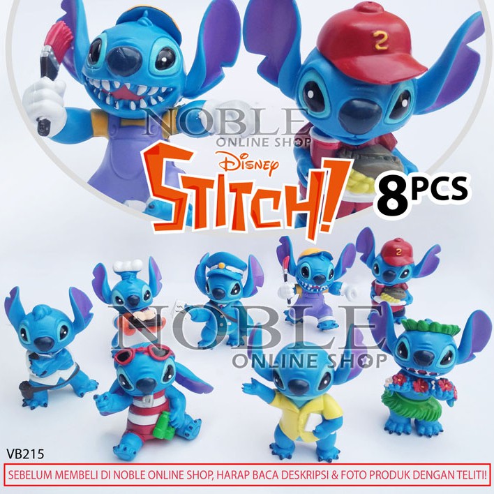 Jual STITCH FIGURE LILO MONSTER ALIEN BIRU DISNEY KOLEKSI MAINAN ...