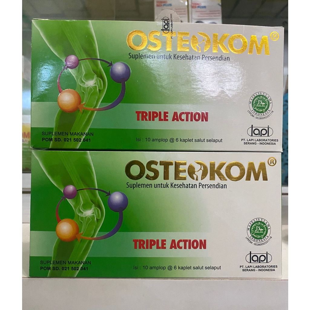 Jual Osteokom Per strip isi 6 Tablet / Suplemen Sendi dan Nyeri ...