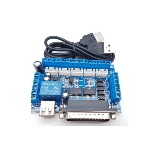 Jual Modul MACH3 CNC 5 Axis Board Controller Interface USB Power driver ...