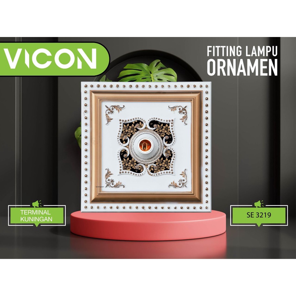 Jual VICON FITTING LAMPU ORNAMEN / fitting lampu ornamen / ornamen ...