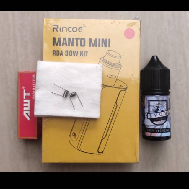 Jual Vape Manto Mini RDA 80W , Paket siap kebul | Shopee Indonesia