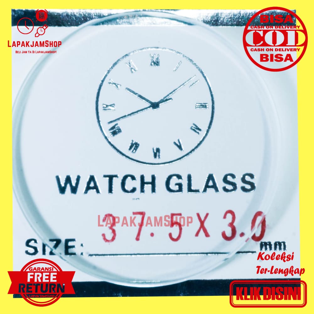 Jual Kaca Jam Kaca Bahan Watch Glass PNC-375 Bagus 3,75 cm | Shopee ...