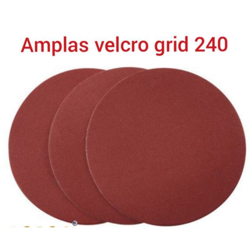 Jual amplas velcro grid 240 kertas amplas bulat tempel 4 inchi | Shopee ...