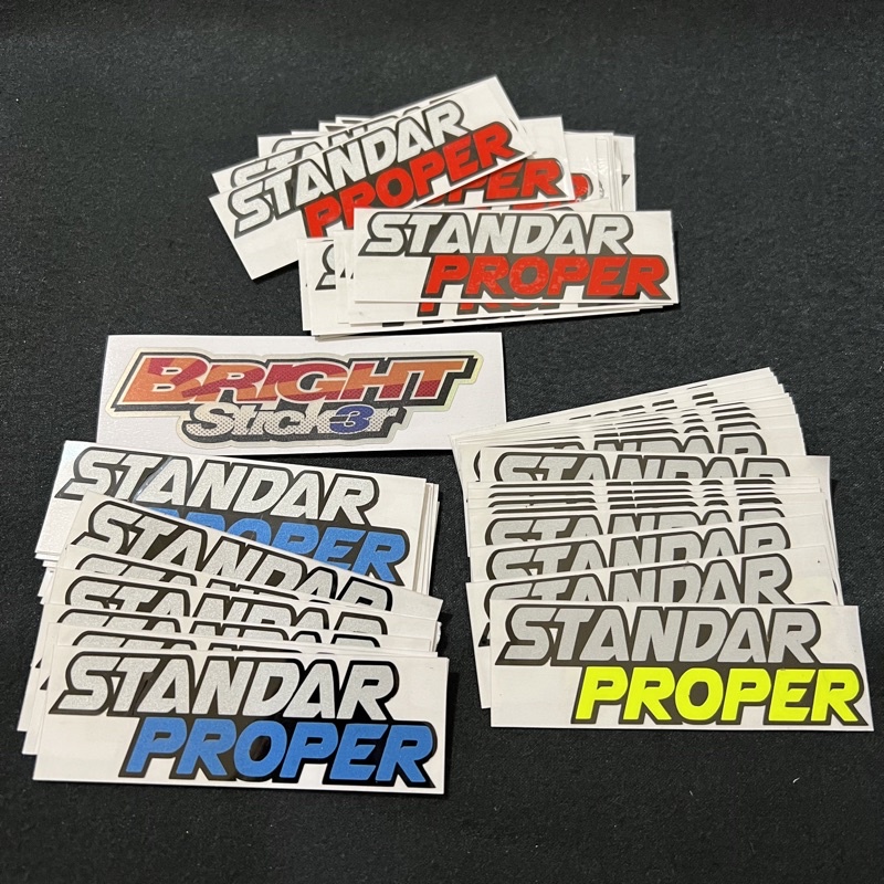 Jual STICKER STANDAR PROPER CUTTING | Shopee Indonesia