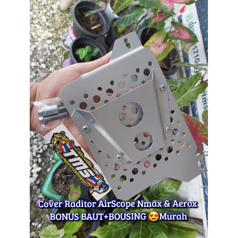 Jual Cover Radiator Airscope NMAX, Lexi , Aerox bahan Jos almunium ...