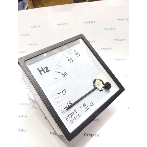 Jual PANEL HZ METER JARUM 45-55HZ/FREQUENCY HZ METER FT96 FORT | Shopee ...