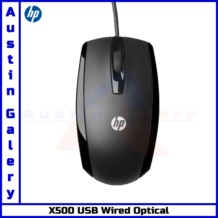 Jual Mouse HP X500 USB Optical Mouse USB Untuk PC Laptop Komputer ...
