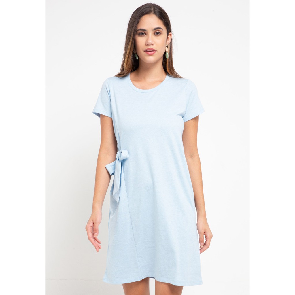 Jual Giordano Home Dresses - Baju Wanita - Melange Cool Blue | Shopee ...