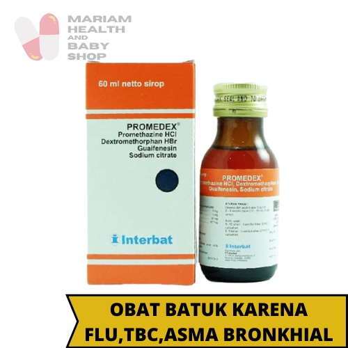 Jual Promedex Sirup Expectorant 60 ml | Obat Batuk Alergi | Shopee ...