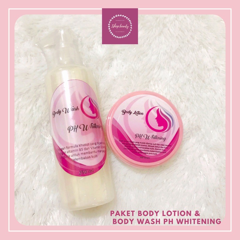 Jual PH WHITENING ORIGINAL (paket body wash + body lotion) | Shopee Indonesia