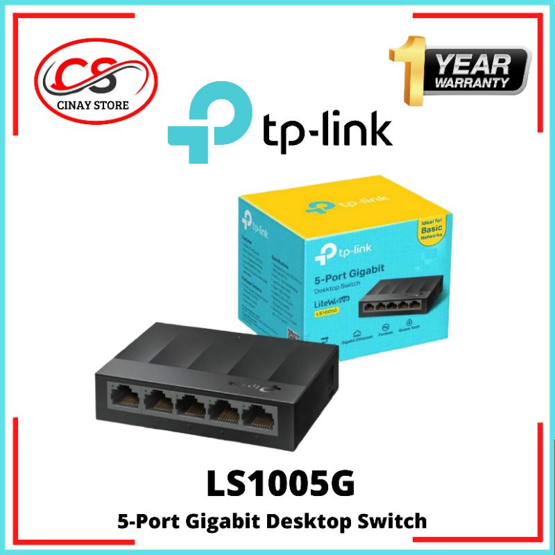 Jual TP-link TL-LS1005G 5-port 10/100/1000Mbps Desktop Network Switch | Shopee Indonesia