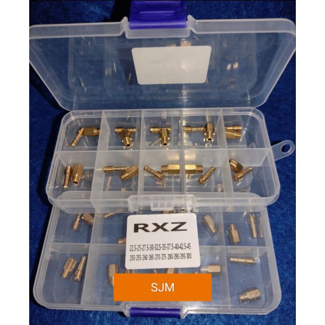 Jual Spuyer set RXZ Ninja 150 R RR pilot jet dan menjet isi 20 pcs ...