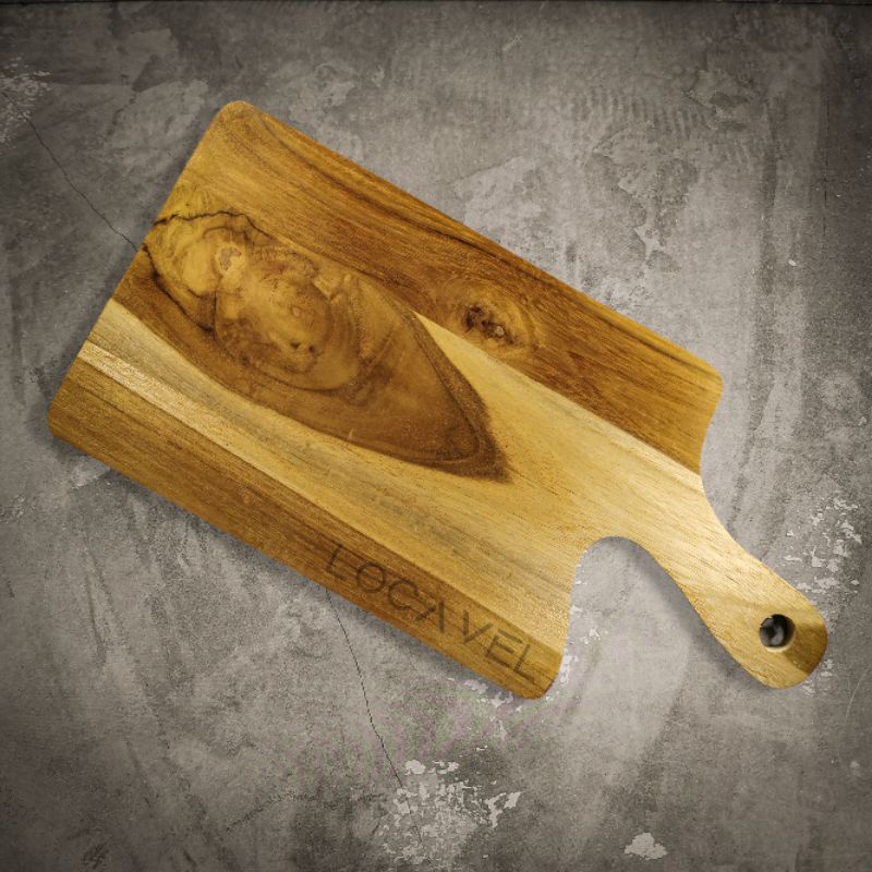 Jual LOCAVEL Talenan Kayu Jati / Talenan Kayu Sedang / Talenan Kayu ...