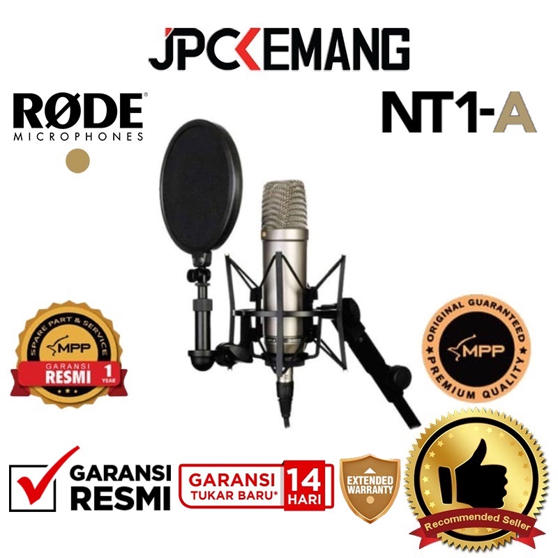 Jual Rode NT1A / Rode NT-1A / Rode NT1 A Microphone Recording Original ...