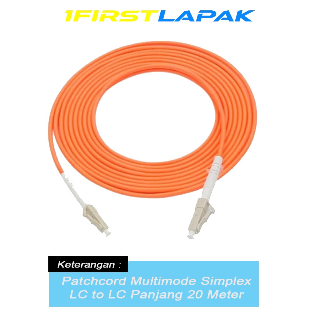 Jual PATCHCORD MM SIMPLEX LC - LC 20 METER Patchcord Multimode LC to LC ...