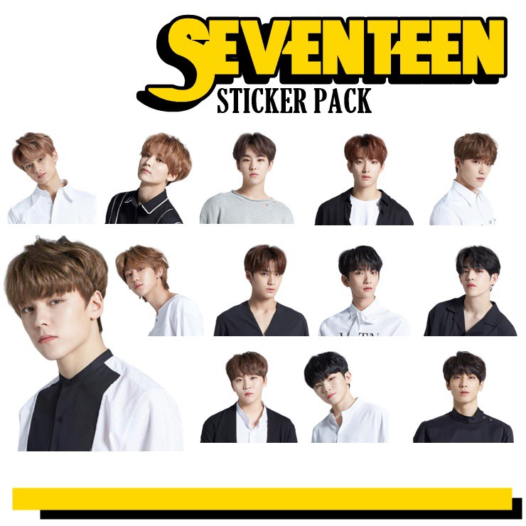 Jual SEVENTEEN STICKER SET CUTTING STICKER | Shopee Indonesia
