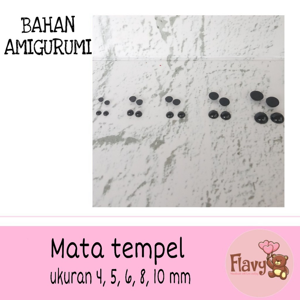 Jual MATA TEMPEL AMIGURUMI BONEKA 10 pcs | Shopee Indonesia