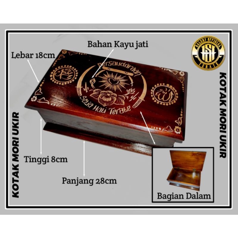Jual KOTAK MORI LAVAL PSHT // KOTAK MORI KAYU // KOTAK MORI PSHT ...