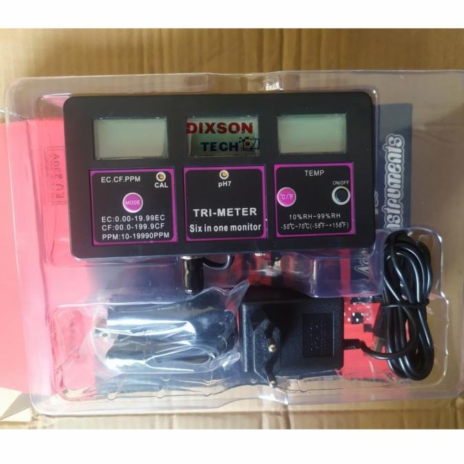 Jual ALAT UKUR 6 in 1 WATER QUALITY MONITOR PH EC EF CF RH TDS ( PH-217 ...
