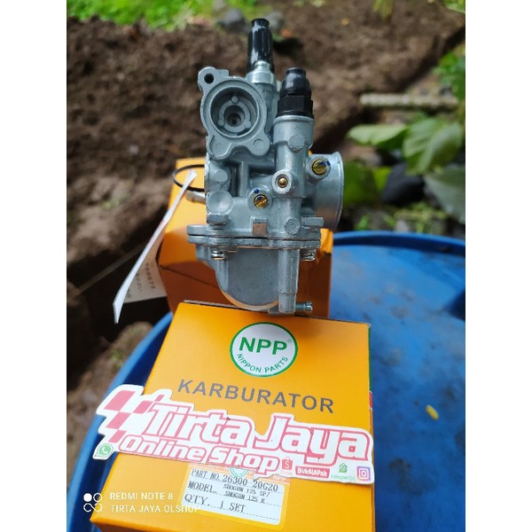 Jual karbu karburator carburator suzuki shogun 125 sp r kode 20G merk npp bukan original asli ...