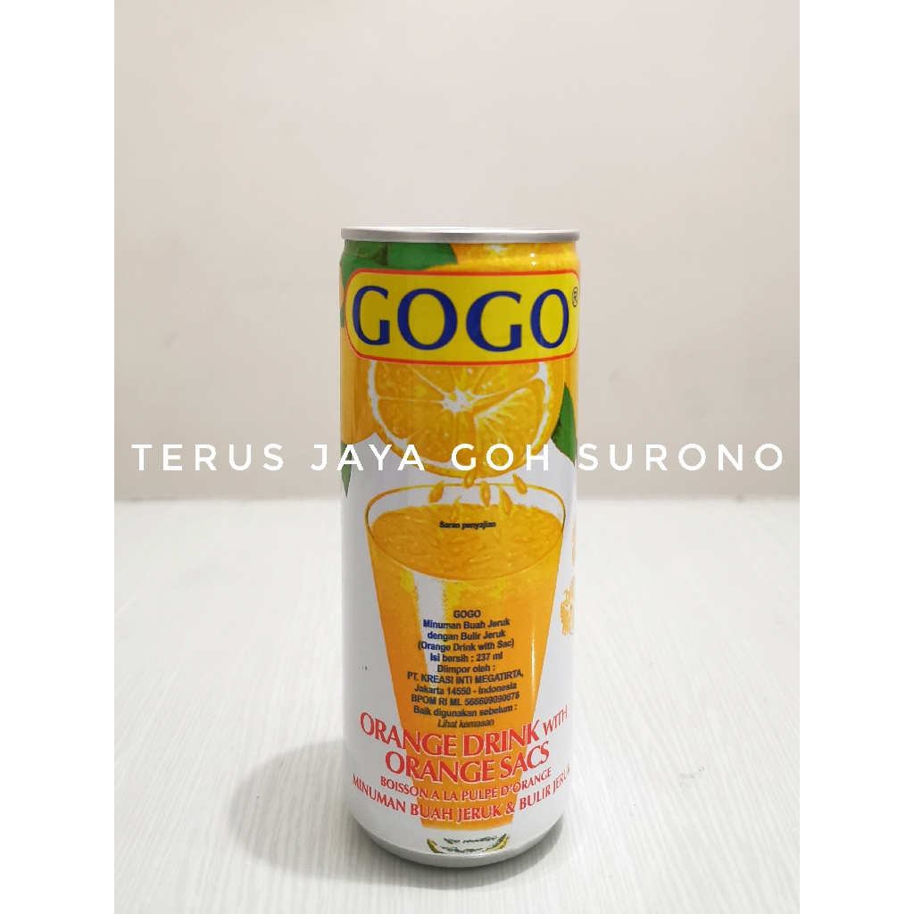 Jual Gogo Orange Drink Minuman Jeruk Bulir Jeruk Gojek Grab Only ...