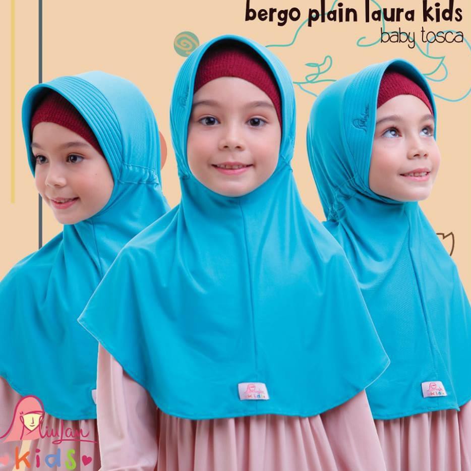 Jual Hijab Jilbab Kerudung Anak Sekolah Plain Laura Teen | Bergo Plain ...