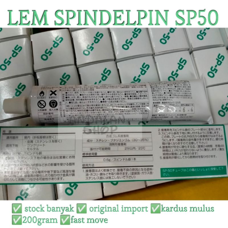 Jual Lem Spindel Pin Tilement SP 50 original 200gr | Shopee Indonesia