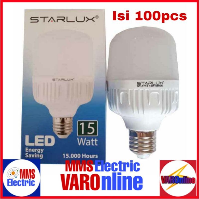 Jual Led T Bulb 15w Starlux (isi 100pcs) | Shopee Indonesia