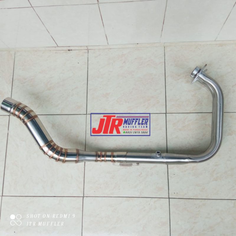Jual Pipa Header Leheran Knalpot NINJA 250 FI KARBU NEW NINJA 250 FI ...