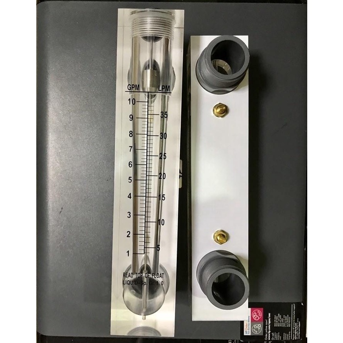 Jual Flow Meter Flowmeter 10 Gpm - Rotameter 10 Gpm Ro Panel | Shopee ...