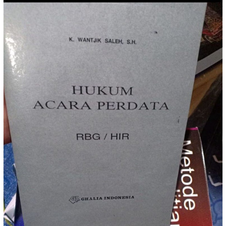 Jual Hukum Acara Perdata RBG / HIR by Wantjik Saleh | Shopee Indonesia