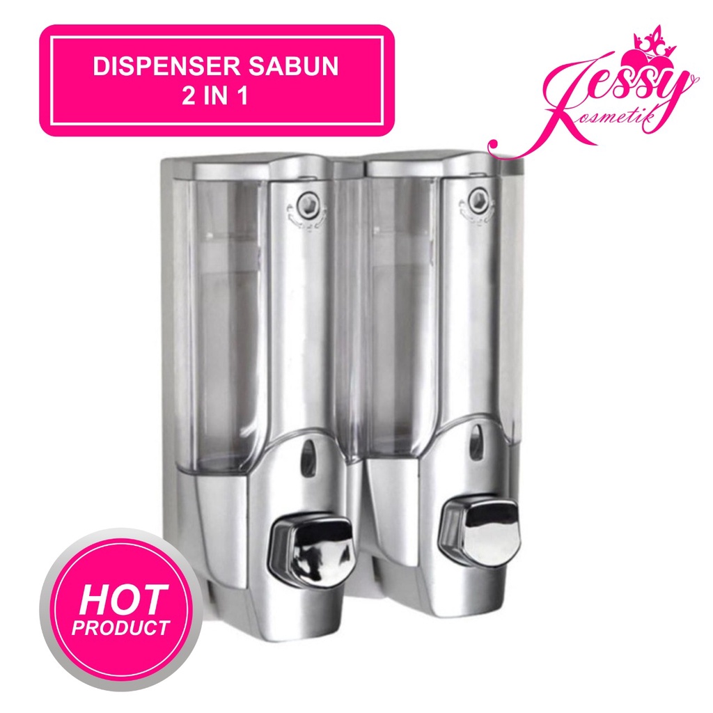 Jual DISPENSER SABUN 2in1 | DOUBLE SOAP DISPENSER | TEMPAT SABUN CAIR ...